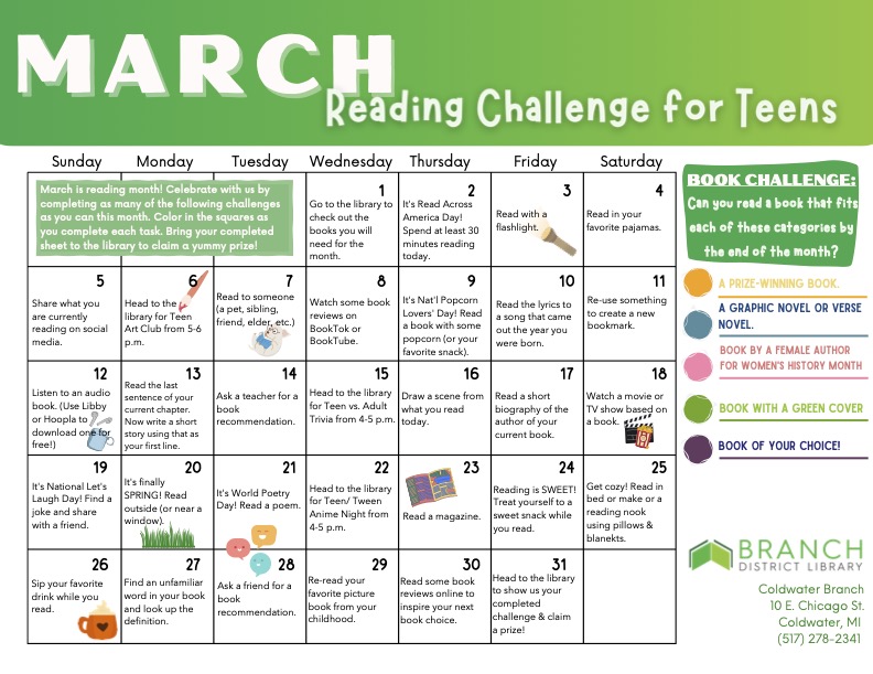 March is Reading Month